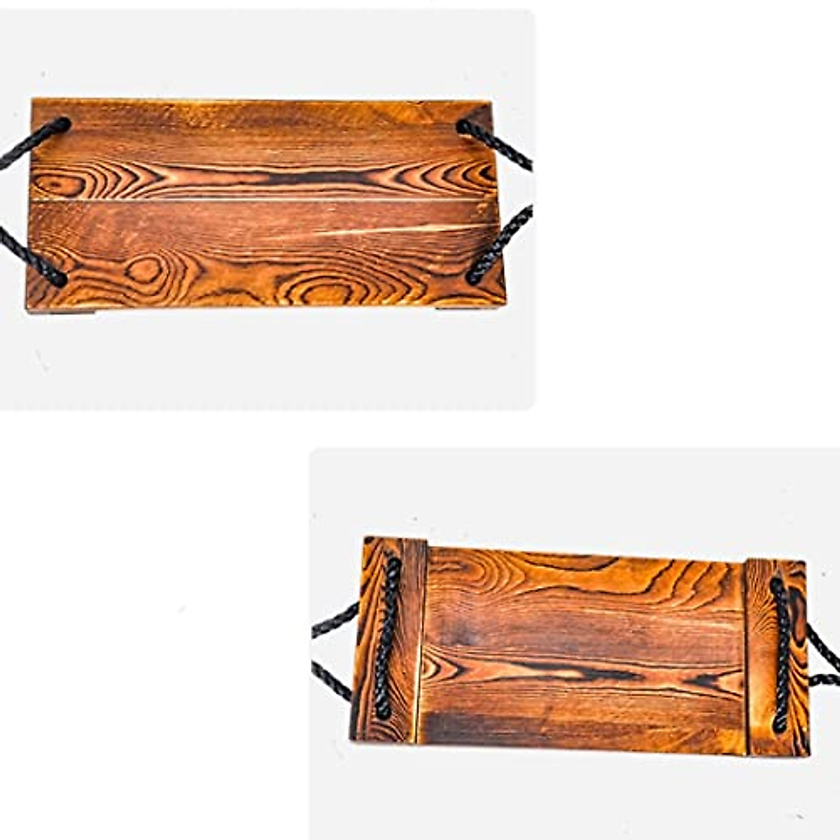 QBREZA Wooden Swing Seat Outdoor Swings Tree Swing for Kids Adult Children Indoor Hanging Wood Swing