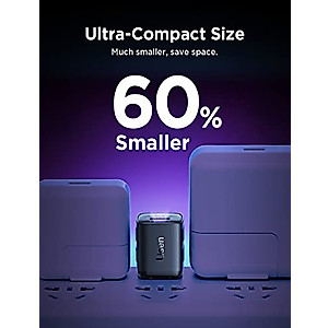 USB C Wall Charger, 35W+35W [GaN III] LISEN Dual Port USB C Fast Charger PD 3.0/QC 3.0 Pint-Sized Type C Charger Fast Charging for iPhone 14/13/Mini/Pro/Pro Max, iPad Pro/Air, Samsung PPS 25W