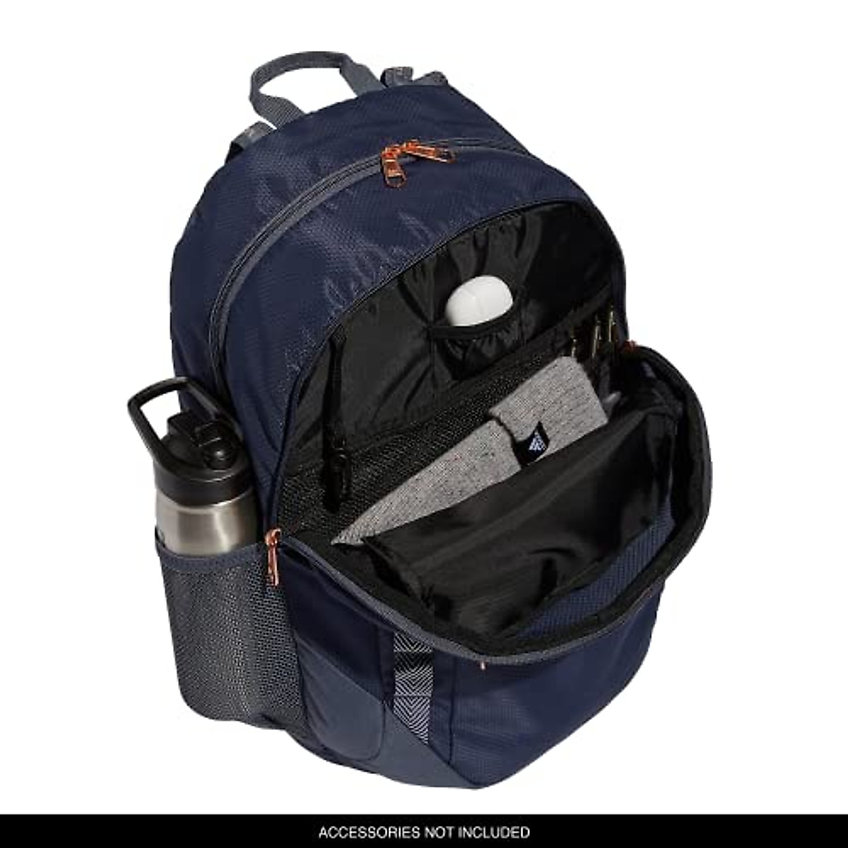 adidas Excel 6 Backpack, Shadow Navy/Onix Grey/Rose Gold, One Size
