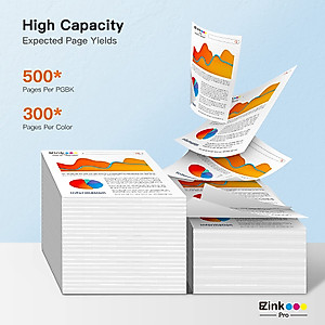 E-Z Ink Pro PGI-250XL CLI-251XL Compatible Ink Cartridges Replacement for Canon 250 251 XL for Pixma MX922 MX920 IP8720 iX6820 MG5520 MG6620 MG7520 MG7120 (PGBK Black Cyan Magenta Yellow, 15 Pack)