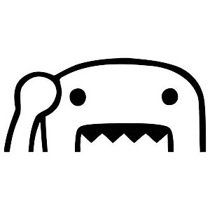 Domo Kun JDM - Sticker Graphic - Auto, Wall, Laptop, Cell, Truck Sticker for Windows, Cars, Trucks