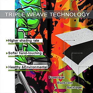 Motorcycle Curtains,Boys Bedroom Youth Children Watercolor Extreme Sports Motocross Printed Window Curtains 52x84in