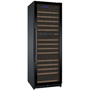 Allavino 24" Wide FlexCount II Tru-Vino 172 Bottle Dual Zone Black Right Hinge Wine Refrigerator