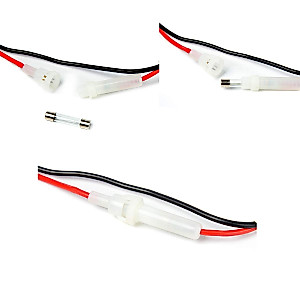 Cb Radio Power Cord/Cables 2-Wire 15A 3-Pin CB Power Cord with 12V Cigarette Lighter Plug for Cb Radio (2 Pack)