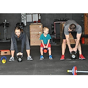 WOD Toys® Kettle Kid Kettlebell Red - Safe, Durable Kettle Bell Weight lifting Toy for Kids Fitness - Kid Gym Workout and Exercise Equipment for Toddlers and Children