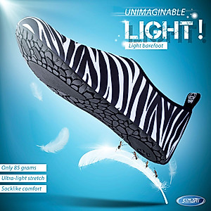 SIMARI Water Shoes for Women Men Aqua Socks Swim Surf Beach Barefoot Yoga Travel Camping Essentials Kayak Boat Accessories Quick-Dry Non Slip Adult Youth SWS002