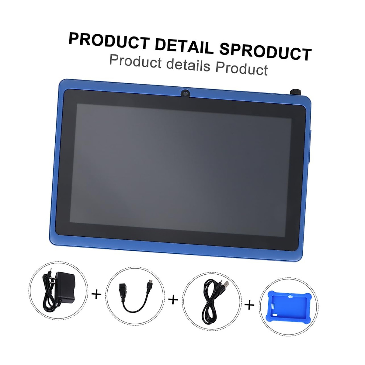 UKCOCO Kids Tablets with WiFi Kids Pad Kids Tablet Adroid Tablets Children's Tablet Tablets for Kids Childrens Tablet WiFi Tablet Child Tablet Computer Q88 Children's Mat