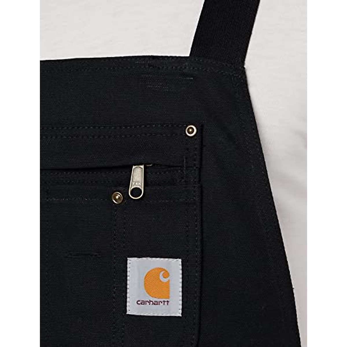 Carhartt mens Firm Duck Apron Belt, Black, OFA US