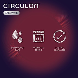 Circulon Nonstick Bakeware Set, Nonstick Cookie Sheet / Baking Sheet - 2 Piece, Gray