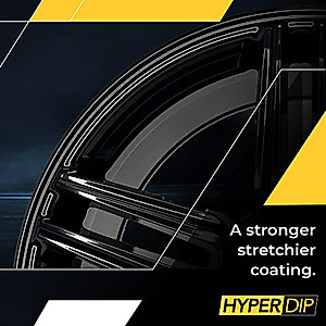 DipYourCar HyperDip Wheel Paint Kit, DIY Set of Rim Paint, Sprayable Automotive Dip Coat, Peelable Protection for Car Rims, Paint for Rims, Gloss Coat Spray - (Piano Black)