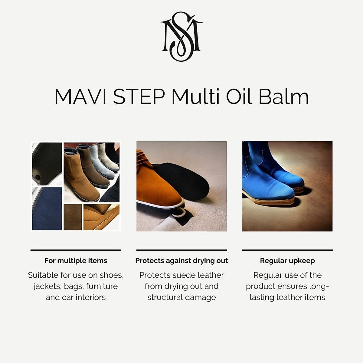 MAVI STEP Multi Oil Balm Suede & Nubuck Renovator Cream - 107 Bright Yellow
