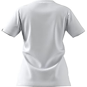 adidas womens OUTLFLORAL Graphic Tee White Small