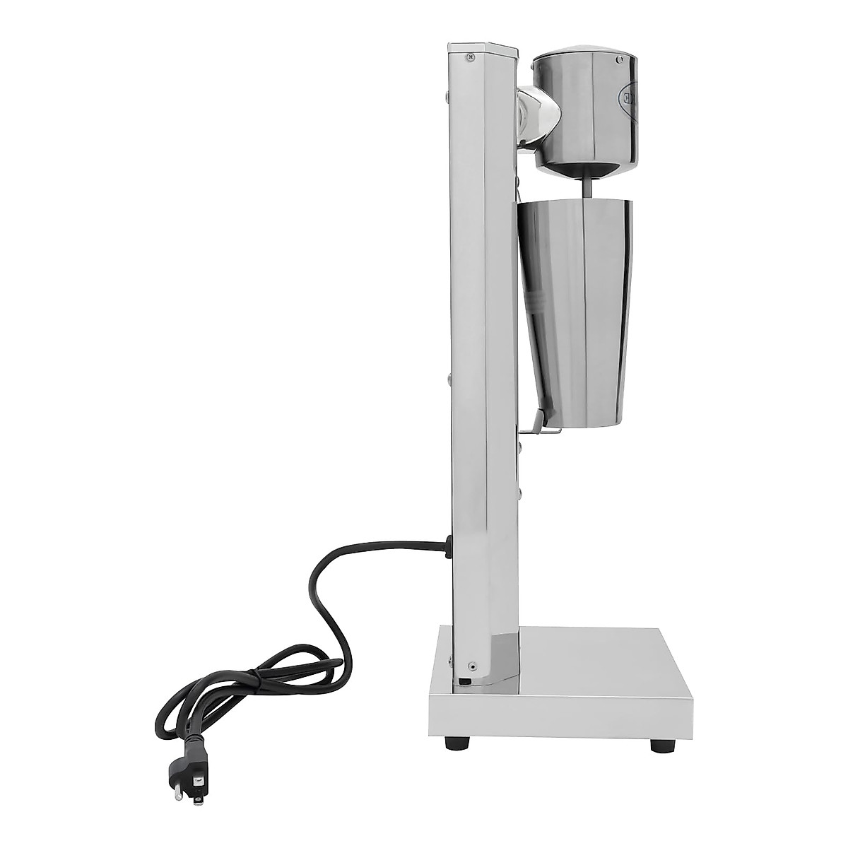 Milkshake Maker 650ml Electric Drink Mixer Commercial Milkshake Blender Stainless Steel 180W 18000RMP Speed Adjustable