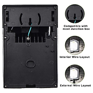 Hykolity Update 30W LED Wall Pack Light with Photocell, 3450LM 5000K Daylight Dusk to Dawn 120V LED Outdoor Wall Mount Light, 150-250W MH/HPS Replacement, Waterproof Security Lighting-4 Pack