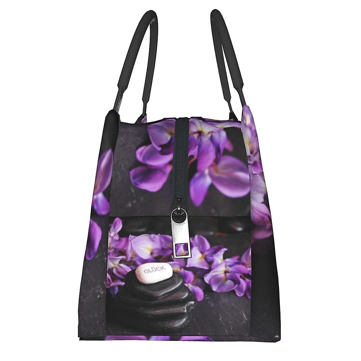 Stones pebbles relaxation layered stacking stone tower Lunch bag picnic bag sundries bag shopping bag portable insulation bag kitchen family