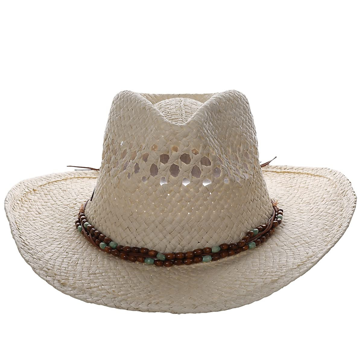 Panama Jack Drifter Sun Hat - Toyo Straw, 3 1/4" Shapeable Brim (Natural)