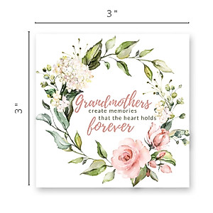 18TH STREET GIFTS Mimi Gift Set - Mimi Dish Towels and Sign for Grandma - Grandma Gifts from Grandchildren or First Time Grandma Gifts