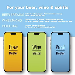 EasyDens by Anton Paar - Smart Hydrometer - Digital Density Meter – Extract Content, Sugar Content and Alcohol Content - Plato, Specific Gravity (SG), BABO, Baumé, Brix, g/L, KMW, Oechsle, ABV, Proof