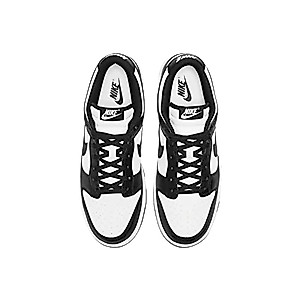 Nike Dunk Low Retro Men's Basketball Shoes, White Black White, 11 US