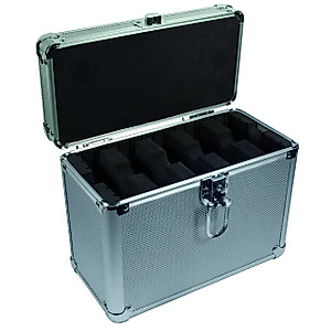 Logilink Aluminium Case to Protect up to 4 x 3.5 and 2 x 6.4 cm (2.5 inch) HDD Silver Silver 5X 3,5" HDD