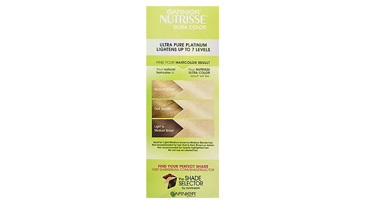 Garnier Nutrisse PL1 Pure Platinum Blonde Hair Dye