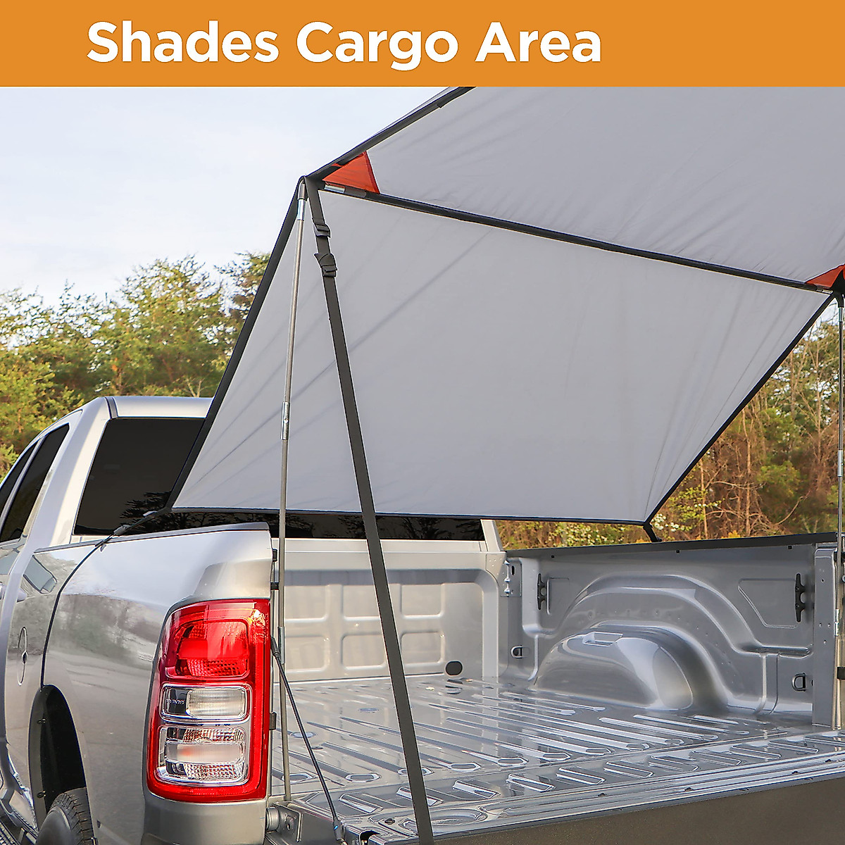 Rightline Gear Universal-Fit Truck Tailgate Portable Canopy Tent, 9.5 by 6 by 8.5 Feet,Blue