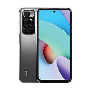 Xiaomi Redmi 10 4G Volte GSM Factory Unlocked 6.5" 50MP Quad Camera (Not Verizon Sprint Boost Cricket) + Fast Car Charger Bundle (Carbon Gray, 128GB + 6GB)
