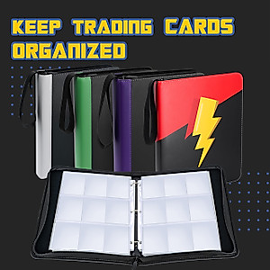 NeatoTek 9 Pocket Waterproof Trading Card Binder, Trading Album Display Holder, Expandable, 720 Double Sided Pocket Album, Compatible with Yugioh, MTG and Other TCG Cards