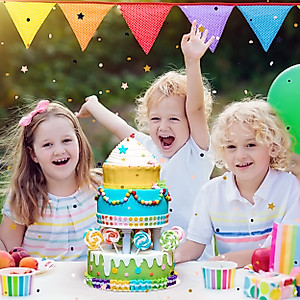 FromJennWithLove Cake Cardboard Rounds - Includes 8", 10", 12" Cake Boards with 12" x 0.25" Bamboo Dowels, Tier Cake Stacking Kit, Cake Dowels for Tiered Cakes, Cake Decorating Supplies