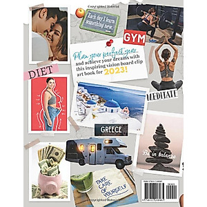 2023 Vision Board Clip Art Book: Design Your Dream Year with a Beautiful & Inspiring Collection of 500+ Images, Words, Phrases, Affirmations & More | ... For Women & Men (Vision Board Supplies)