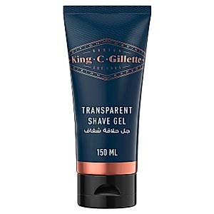 King C. Gillette Men’s Transparent Shave Gel with White Tea and Argan Oil, 5oz