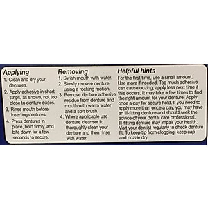 Equate Complete Original Denture Adhesive Cream, .75oz,