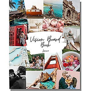 Vision Board Book 2.0 - 800+ New and Improved Vision Board Pictures and Quotes for Vision Board Kit, Visualize, Inspire and Create Life Goals, Magazine for Vision Board Clip Art and Collage Book
