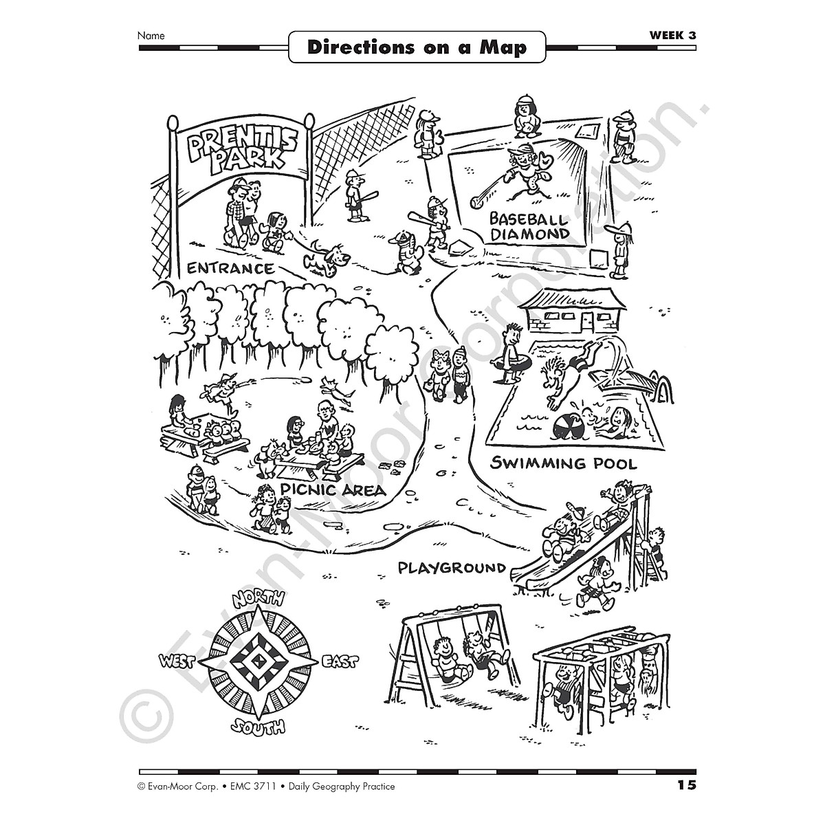 Daily Geography Practice, Grade 2