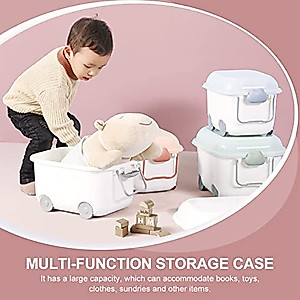 Cabilock Toy Bins Toys Storage Portable Storage Box Toys Organizer box toy storage bins toy storage box with Handle Organization Toy Bins Toys Storage