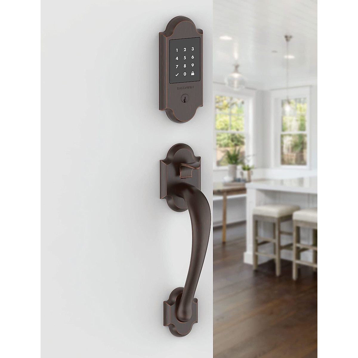Baldwin 8235055ZW Baldwin 8235.ZW Touchscreen Boulder Z-Wave Deadbolt