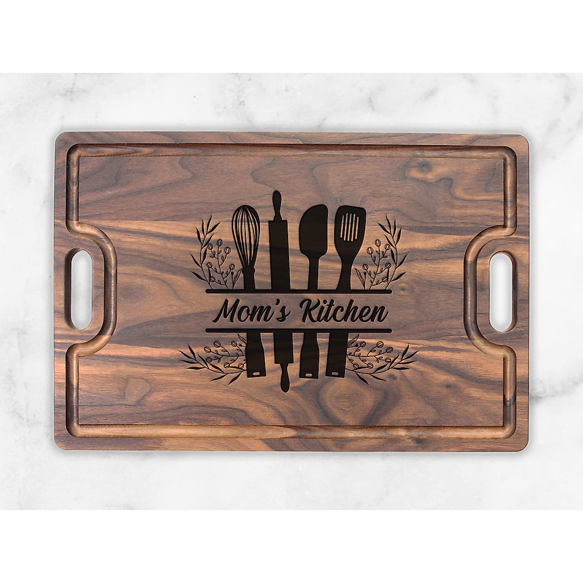 Personalized Gift for Mom Cutting Board, Mothers Day Gift, Personalized Cutting Board for Wife, Laser Engraved Gift, Custom Cutting Board for Her, Handmade in the USA