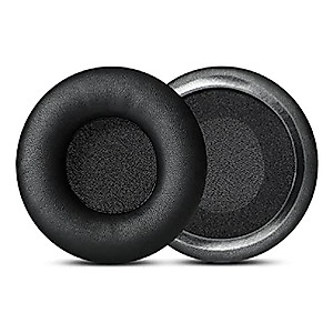 Breathable Ear Pads Pillow Cover 1 Pair Memory Foam Earpads Replacement Black White Compatible with ATH-AR3BT AR3IS gaming earmuffs Replacement headband earmuffs cushion compatible with ATH-AR3BT