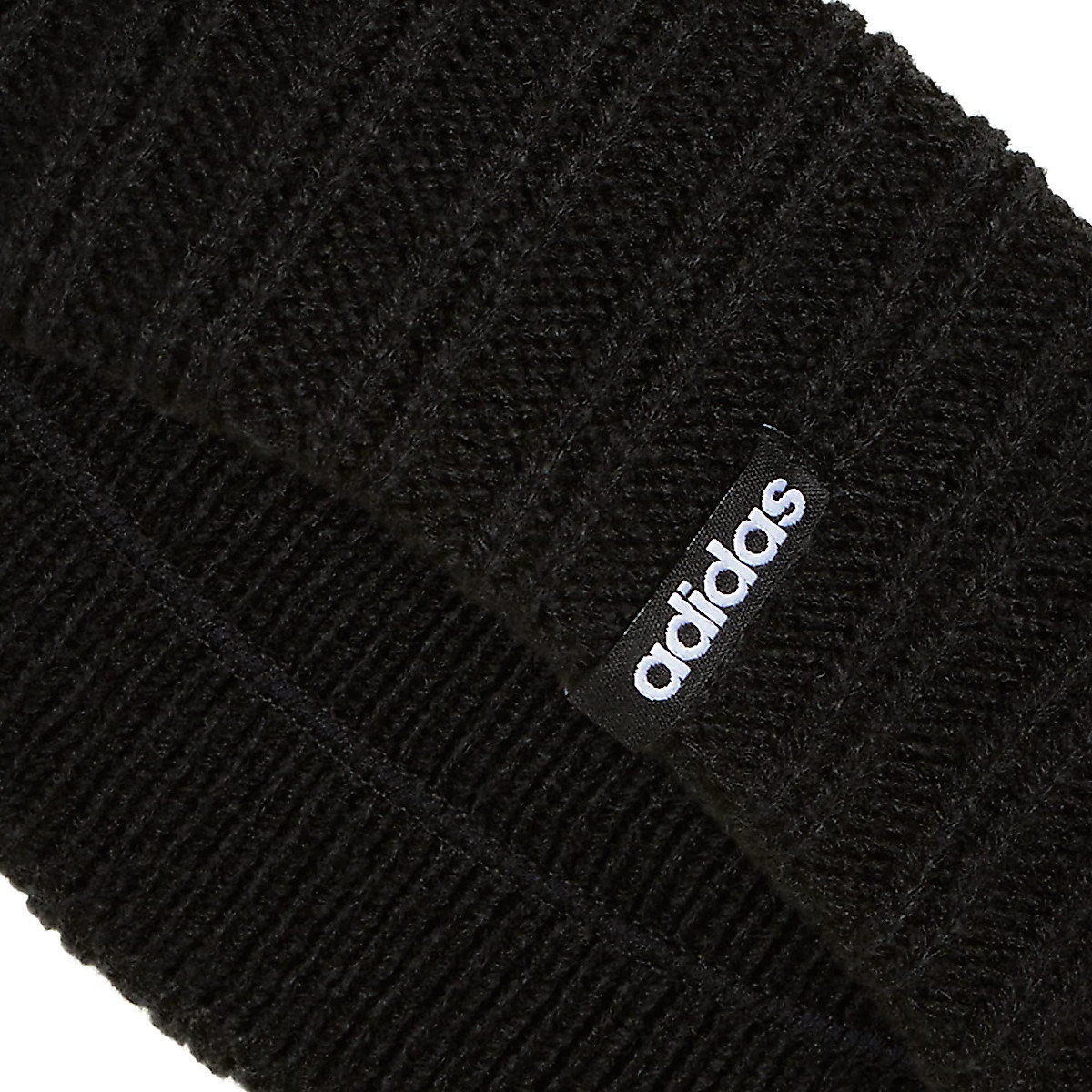 adidas Women's Linear Knit Headband, Black F22, One Size