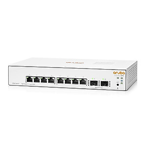 Aruba a Hewlett Packard Enterprise company Instant On 1930 8-Port Gb Ethernet 8 x GE, 2X 1G SFP, L2+ Smart Switch US Cord (JL680A#ABA)