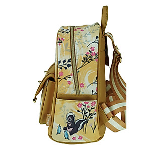 KBNL Bambi 11 inch Vegan Leather Mini Backpack - A21802, Multicoloured