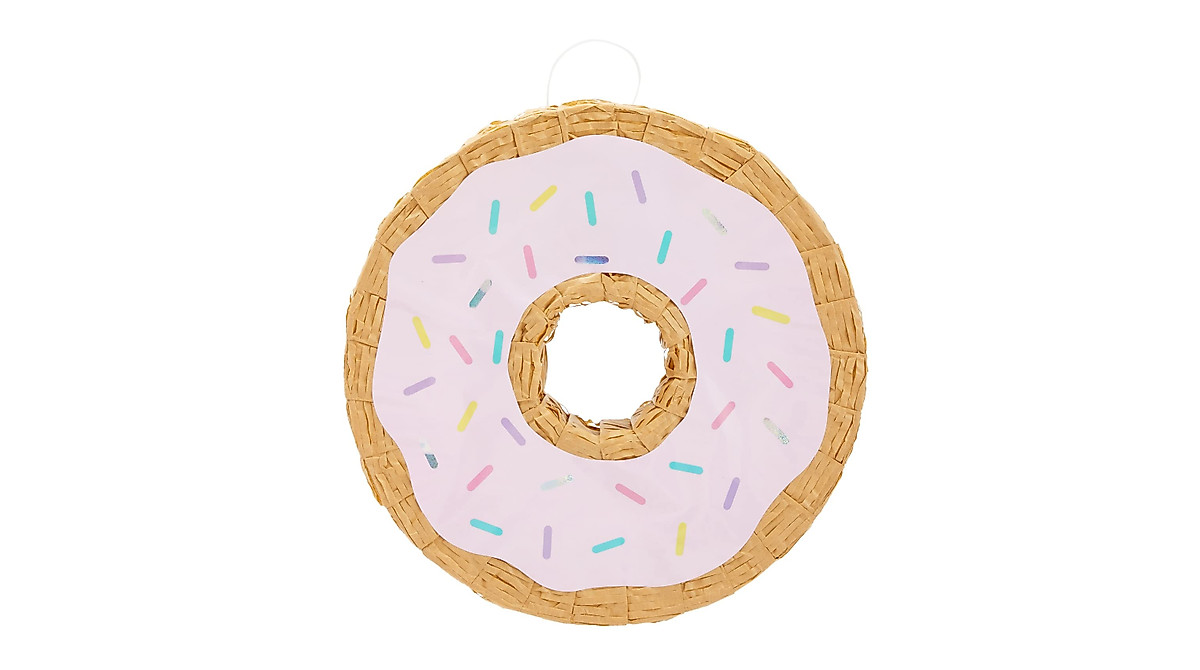 Pink Donut Pinata for Birthday & Baby Shower Parties