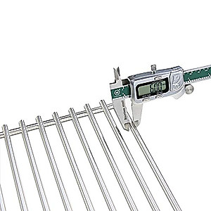 Uniflasy Cooking Grid Grates for Charbroil 463420508, 463420509, 463420511, 463436213, 463436214, 463436215, 463440109, 463441312, 463441514, Thermos 461442114, 16 7/8" Stainless Steel Grill Grates