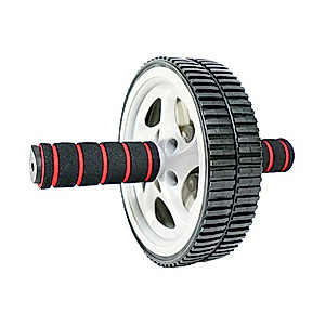 Sunny Health & Fitness Ab Roller Wheel for Abdominal Exercise Core Trainer Wheel Roller - NO. 003, Black