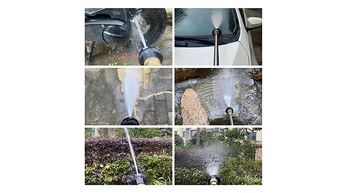 Meteor Blast 6-in-1 Pressure Washer Nozzle - Durable & Versatile