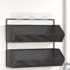 ATUERAY 15 Pack Shower Caddy Adhesive Replacement, Clear Sticky Replacement Hook for Corner Shower Shelf Adhesive No Drilling, Strong Sticker Hooks for Shower Caddy, Soap Holder, and Kitchen Racks