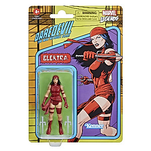 Marvel Hasbro Legends 3.75-inch Retro 375 Collection Elektra Action Figure Toy