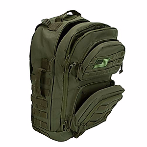Rockland Military Tactical Laptop Backpack, Green, Large