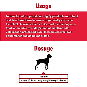 K-Plus Potassium Citrate Plus Cranberry Supplement for Dogs - UTI Remedy Chewable Tablets - Supports Bladder Health - For Every Dog Breed (100 Tabs)