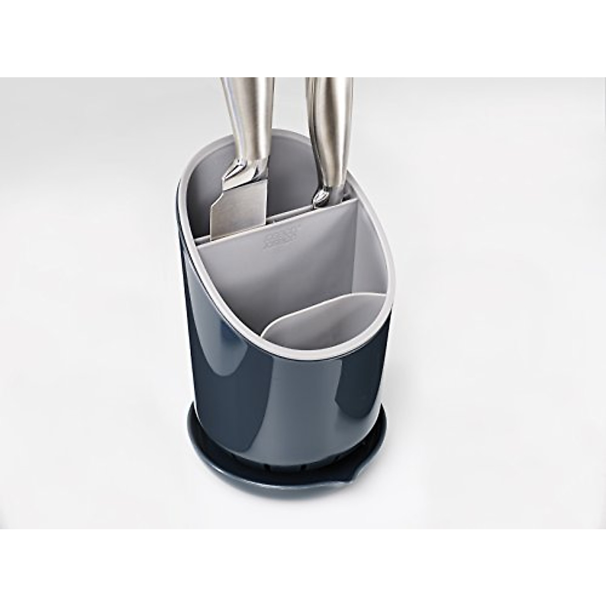 Joseph Joseph Dock Cutlery Drainer and Organizer, Dark Grey/Grey